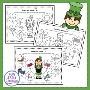 Shamrock L Blends Articulation Speech Activity – Fun Early Learning