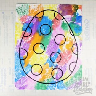 Easter Egg Kid’s Craft with Free Template – Fun Early Learning