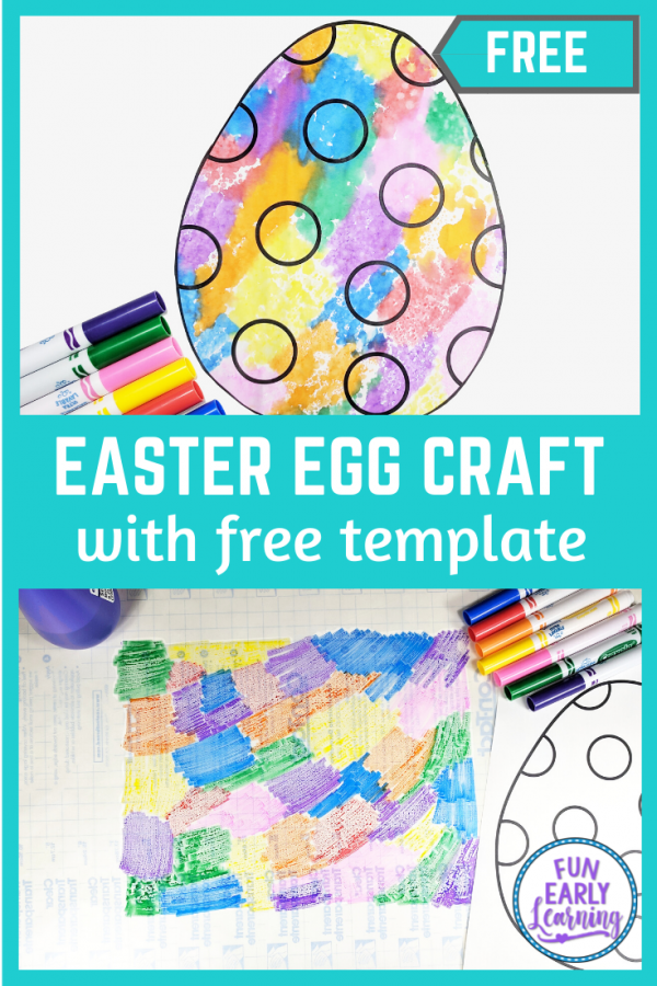 Easter Egg Kid’s Craft with Free Template – Fun Early Learning