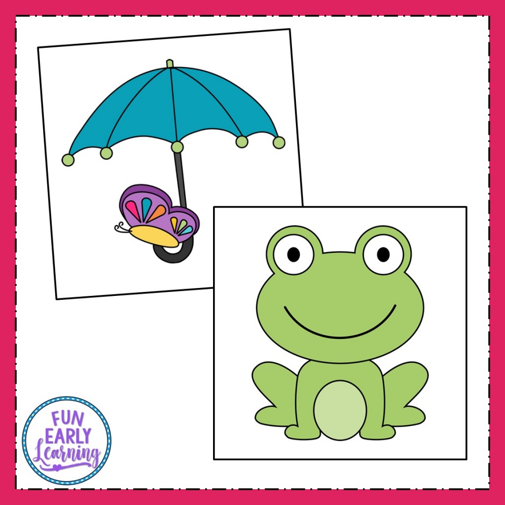 Spring Crafts – Flower, Frog, Kite, and Umbrella – Fun Early Learning