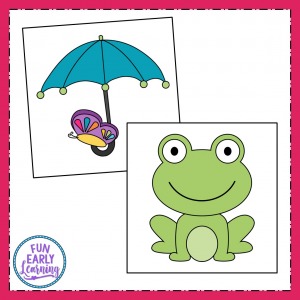 Spring Crafts – Flower, Frog, Kite, and Umbrella – Fun Early Learning