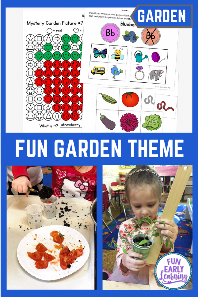 Garden Theme – Math, Literacy, Science and Craft Activities – Fun Early ...