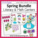 Spring Literacy and Math Centers – Fun Early Learning