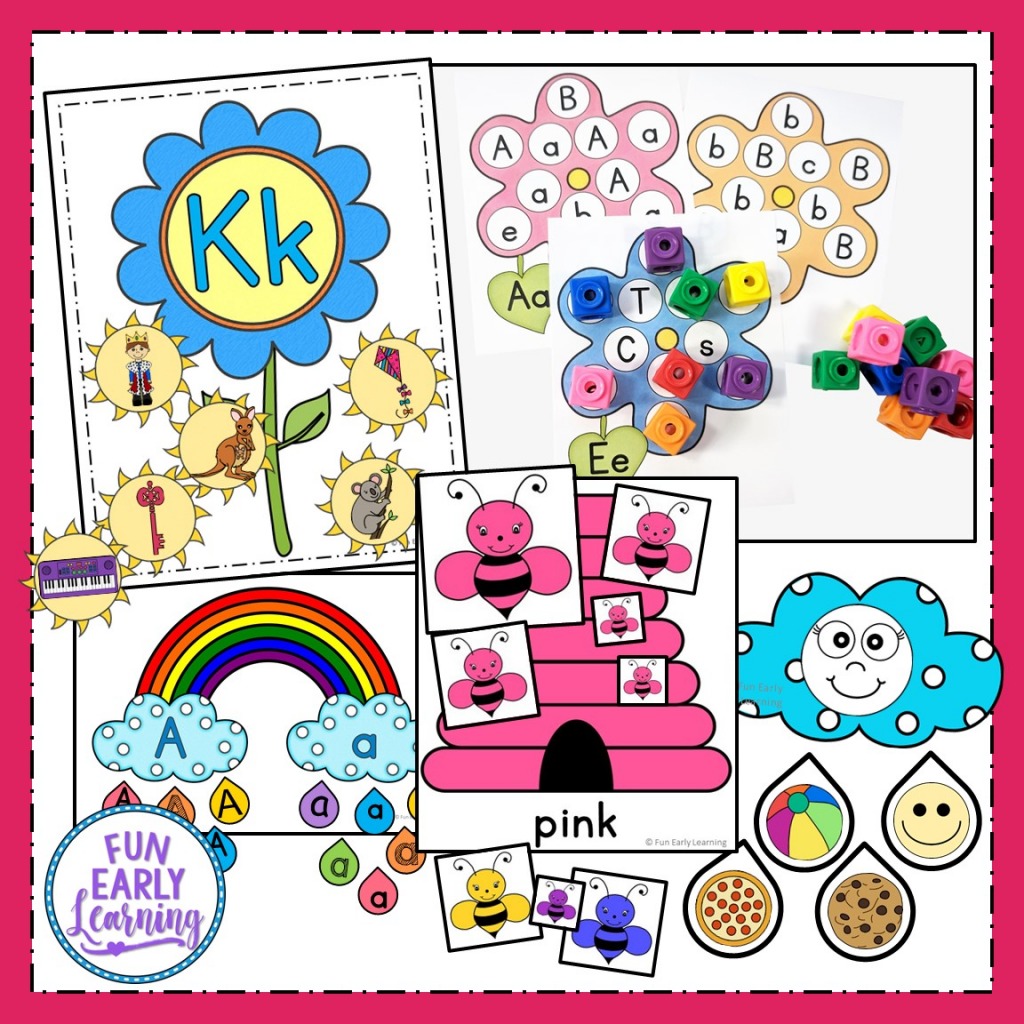 Spring Literacy and Math Centers – Fun Early Learning