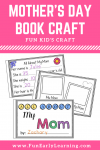 Mother's Day Craft - All About Mom Book Kid's Craft
