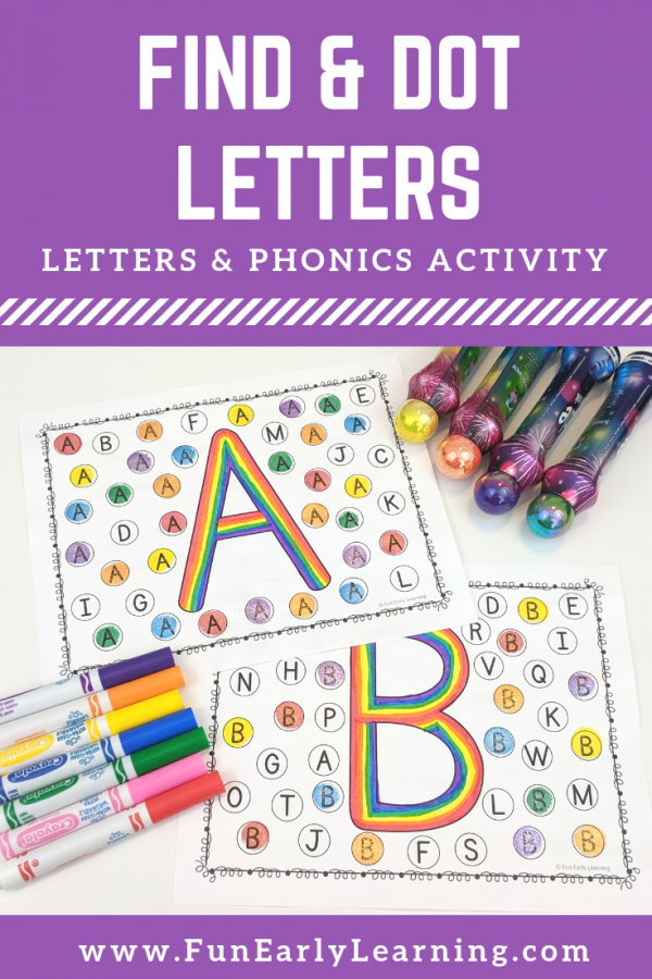 Find and Dot Matching Letters – Fun Early Learning