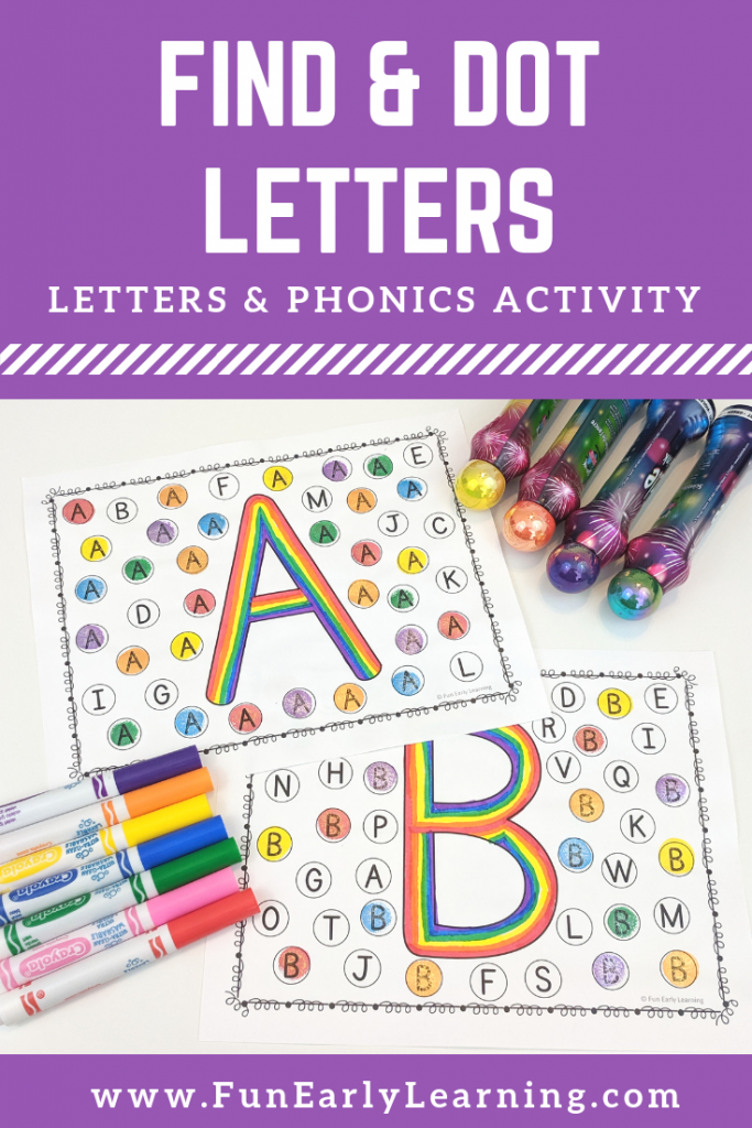 Find and Dot Matching Letters – Fun Early Learning