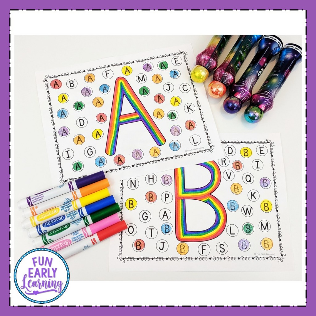 Find and Dot Matching Letters – Fun Early Learning