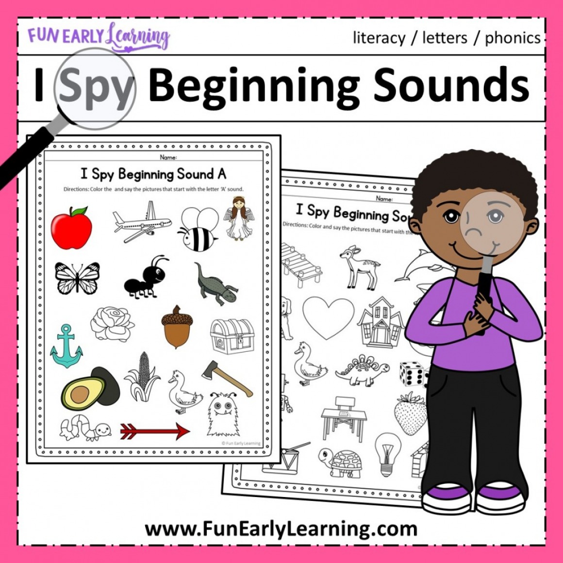 I Spy Beginning Sounds – Fun Early Learning