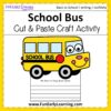 Back to School Bus Craft Activity with Writing Prompts – Fun Early Learning