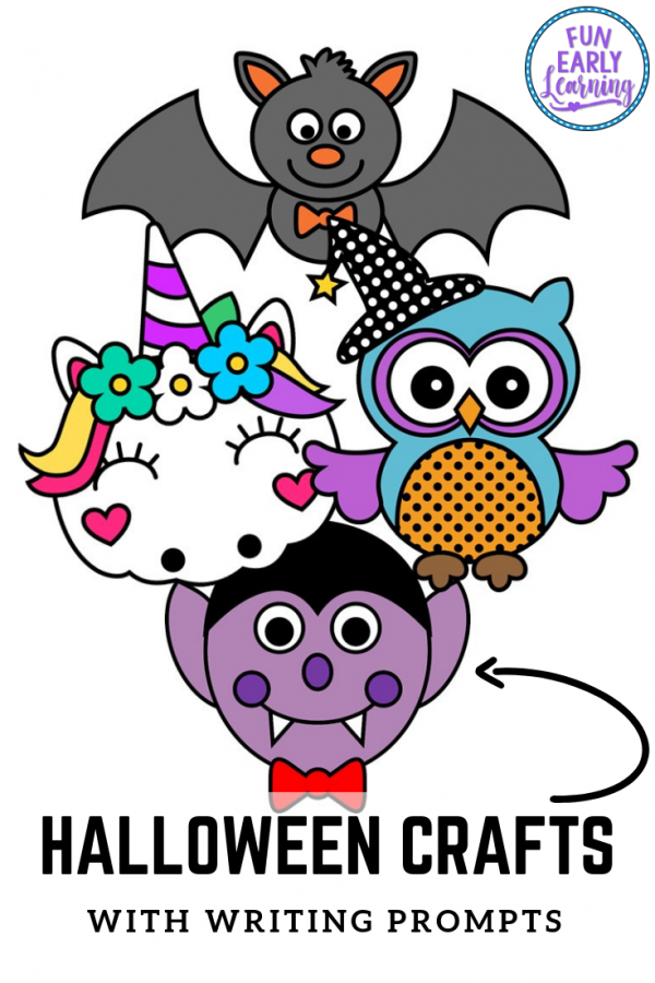 Halloween Crafts and Writing Activities Bundle – Fun Early Learning