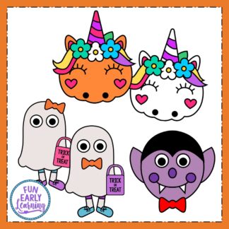 Halloween Crafts and Writing Activities Bundle – Fun Early Learning