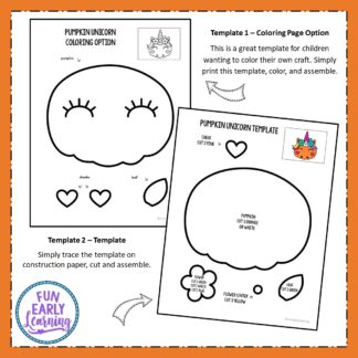 Halloween Crafts and Writing Activities Bundle – Fun Early Learning