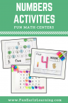 Learning Numbers Hands-on Activities Binder for Preschool, Kinder, & RTI