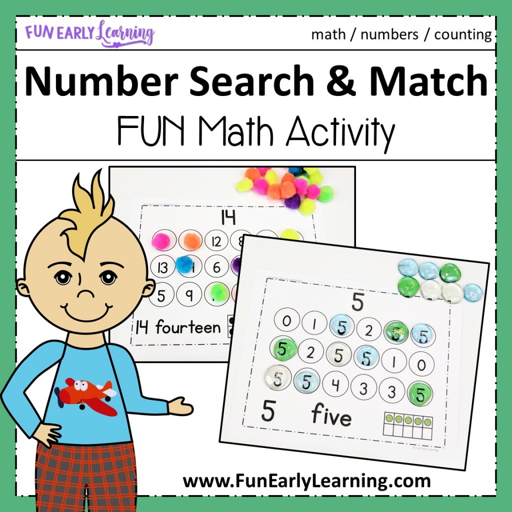 Number Search and Match – Fun Early Learning