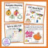 Fall Activities Bundle – Math, Literacy, and Crafts – Fun Early Learning