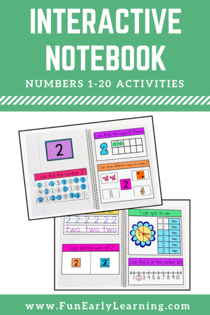 Interactive Notebook Numbers 1-20 – Fun Early Learning