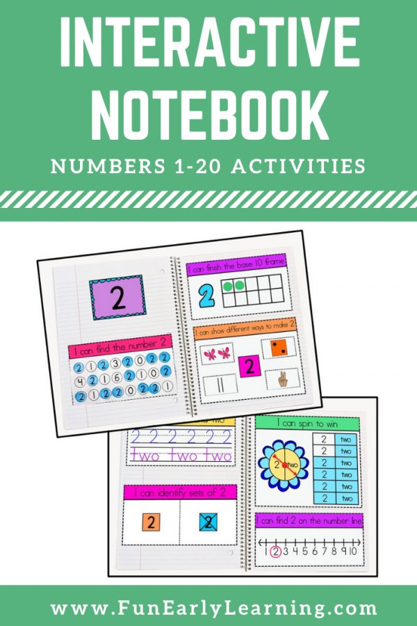 Interactive Notebook Numbers 1-20 – Fun Early Learning