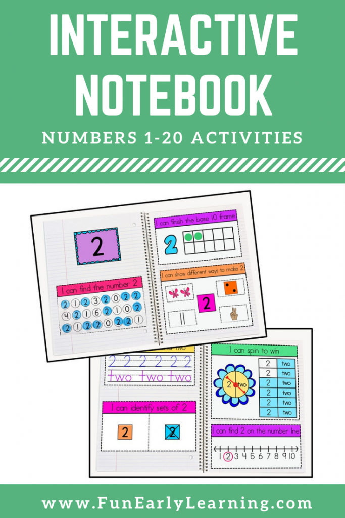 Interactive Notebook Numbers 1-20 – Fun Early Learning
