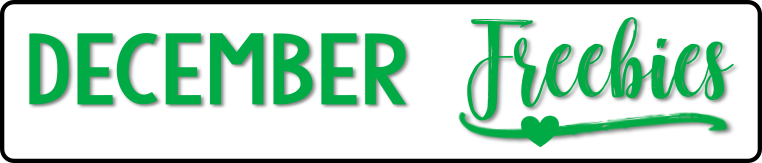 December Freebies – Fun Early Learning