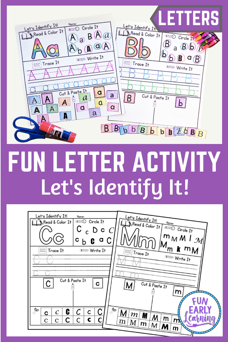 Let’s Identify It Letter Recognition – Fun Early Learning