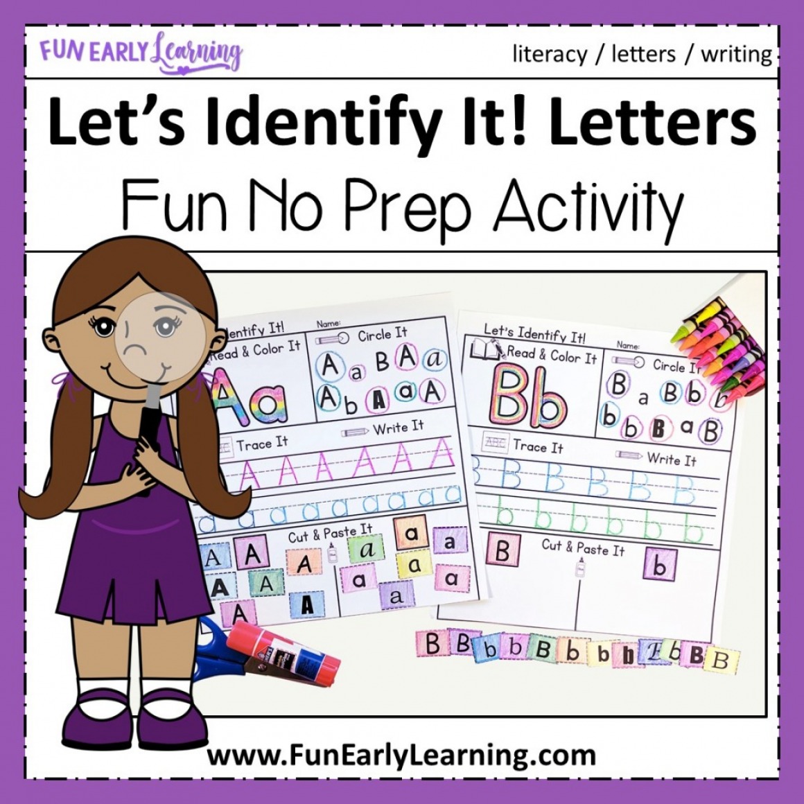 Let’s Identify It Letter Recognition – Fun Early Learning