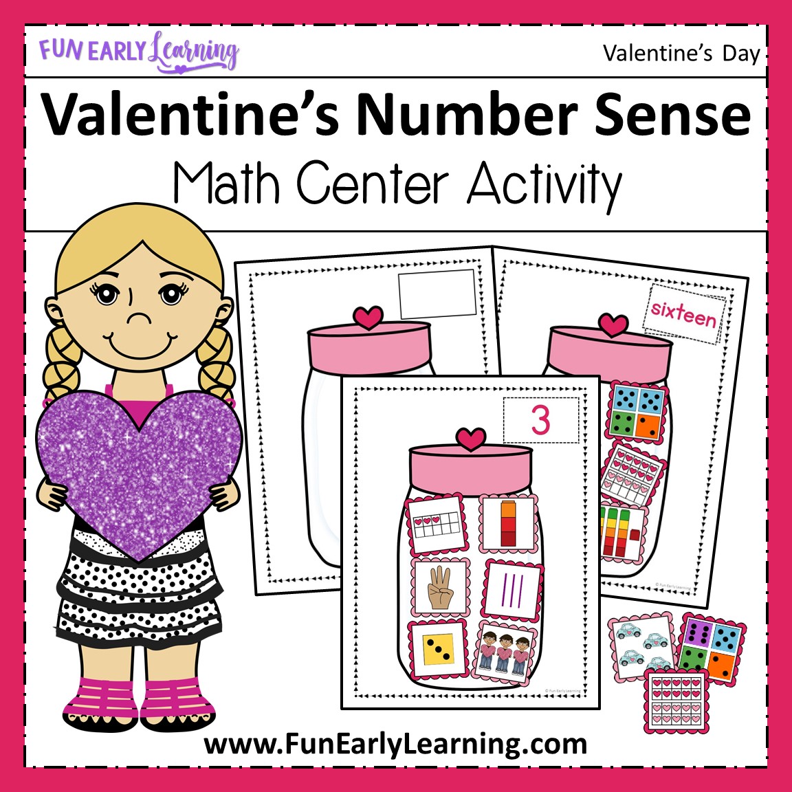 Valentine’s Day Number Sense – Fun Early Learning