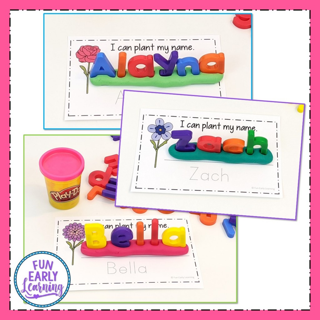 Editable Planting Names and Words Activities – Fun Early Learning
