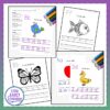 Letters, Numbers & Shapes Worksheets with Guided Lessons Bundle – Fun ...