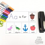 Worksheet for Beginning Sounds – Alphabet Flip Books – Fun Early Learning