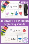Worksheet for Beginning Sounds – Alphabet Flip Books – Fun Early Learning