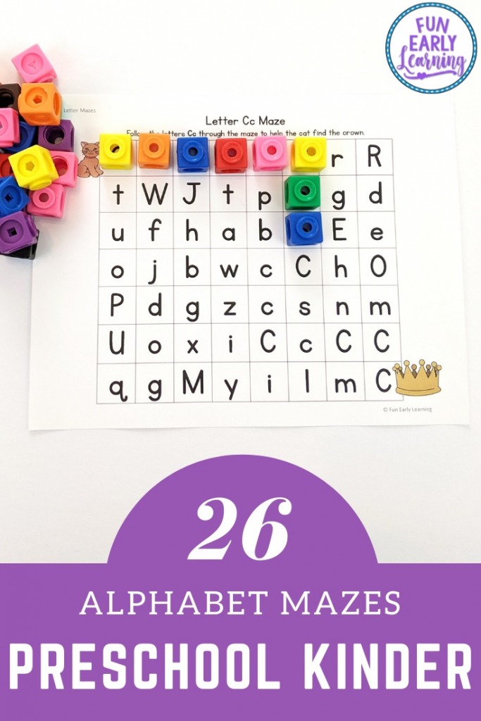 Alphabet Mazes Printable – Fun Early Learning