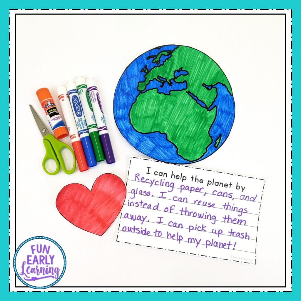 Earth Day Crafts and Writing Prompts – Fun Early Learning