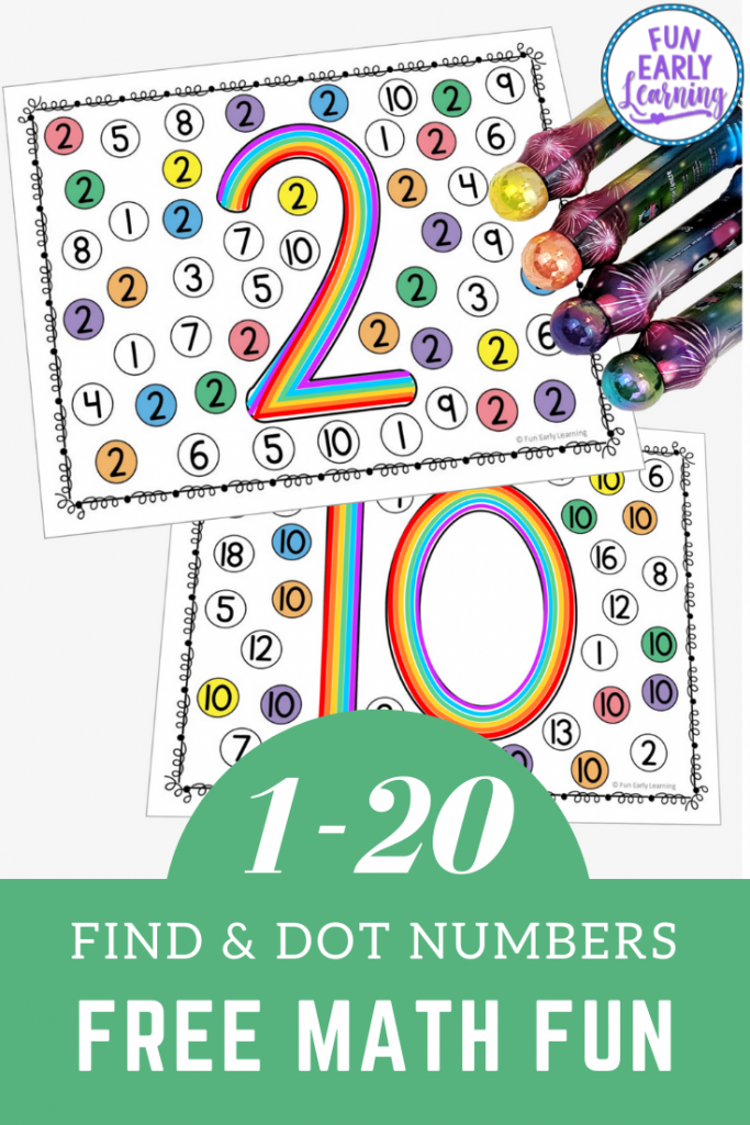 Find and Dot Matching Numbers – Fun Early Learning