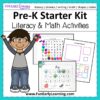 PreK Starter Kit Mega Bundle (letters, numbers, writing, shapes, colors ...