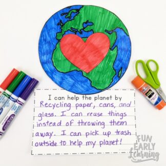 Earth Day Crafts and Writing Prompts – Fun Early Learning