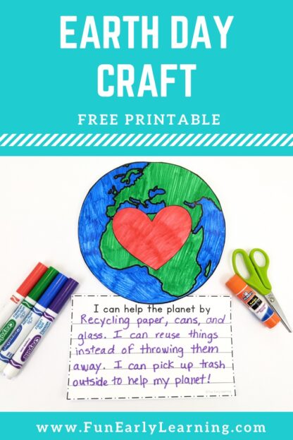 Earth Day Crafts and Writing Prompts – Fun Early Learning