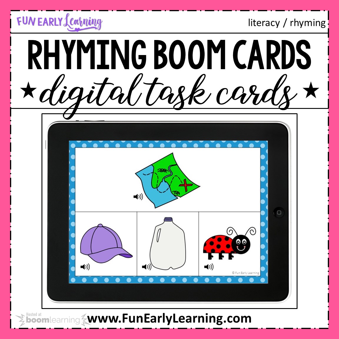 Rhyming Boom Cards – Fun Early Learning