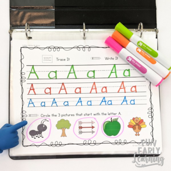 Letter Activities for Preschoolers and Kindergarten – Learning Letters ...