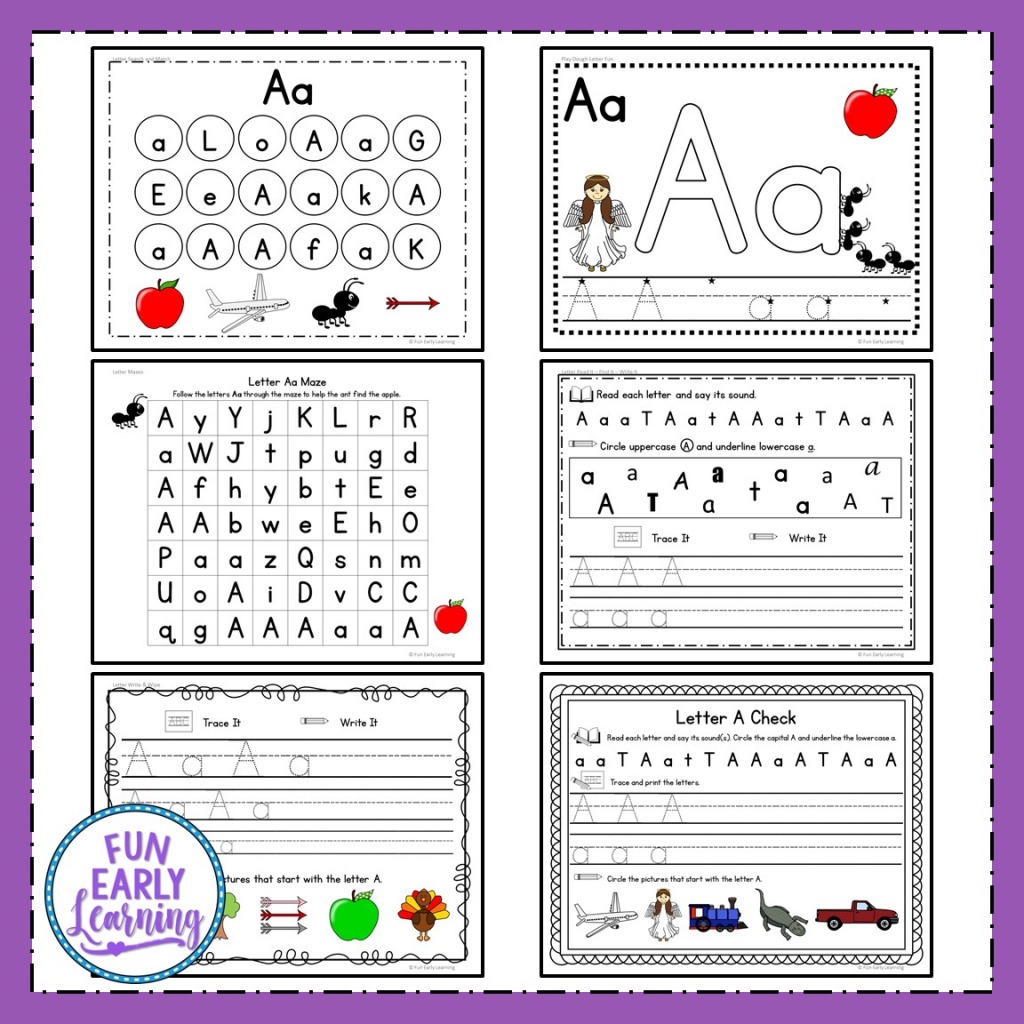 Letter Activities for Preschoolers and Kindergarten – Learning Letters ...