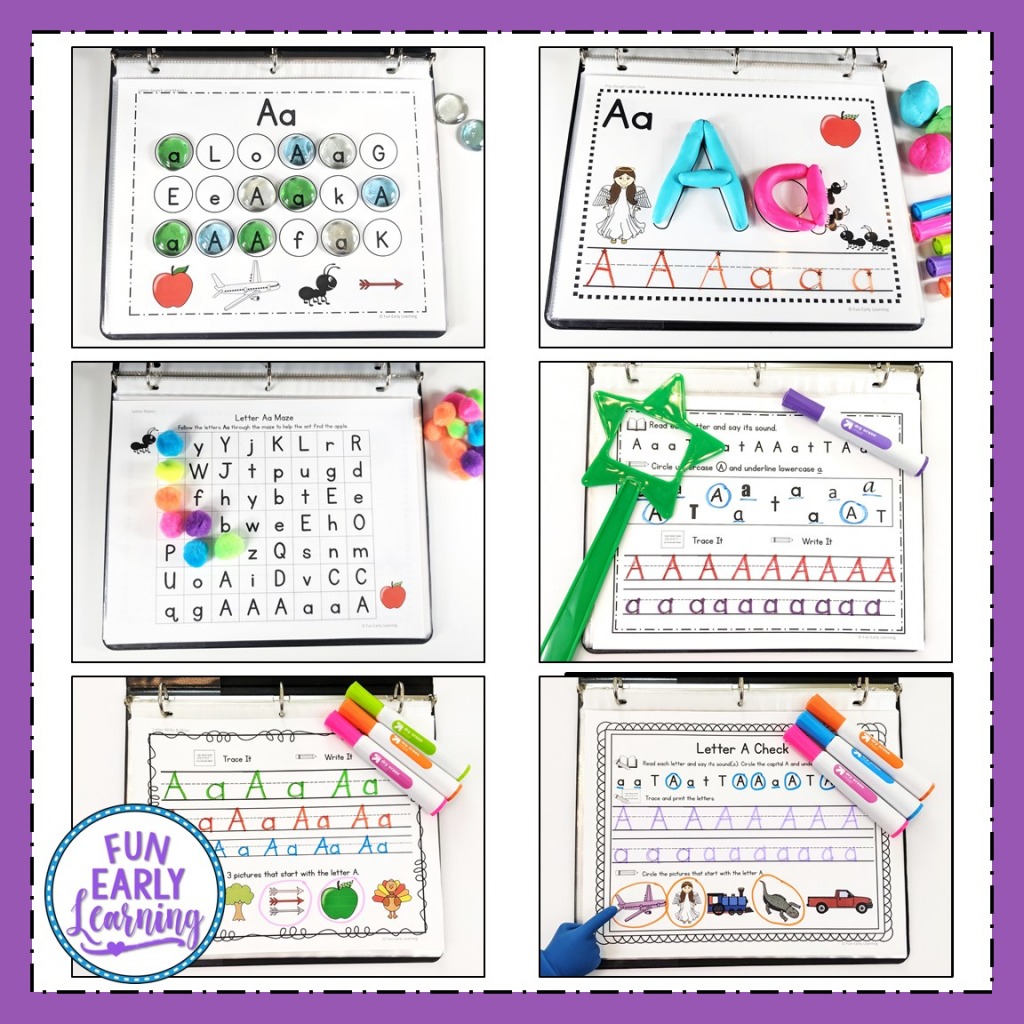 Letter Activities for Preschoolers and Kindergarten – Learning Letters ...