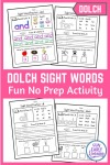 Dolch Sight Word Practice Bundle – Fun Early Learning