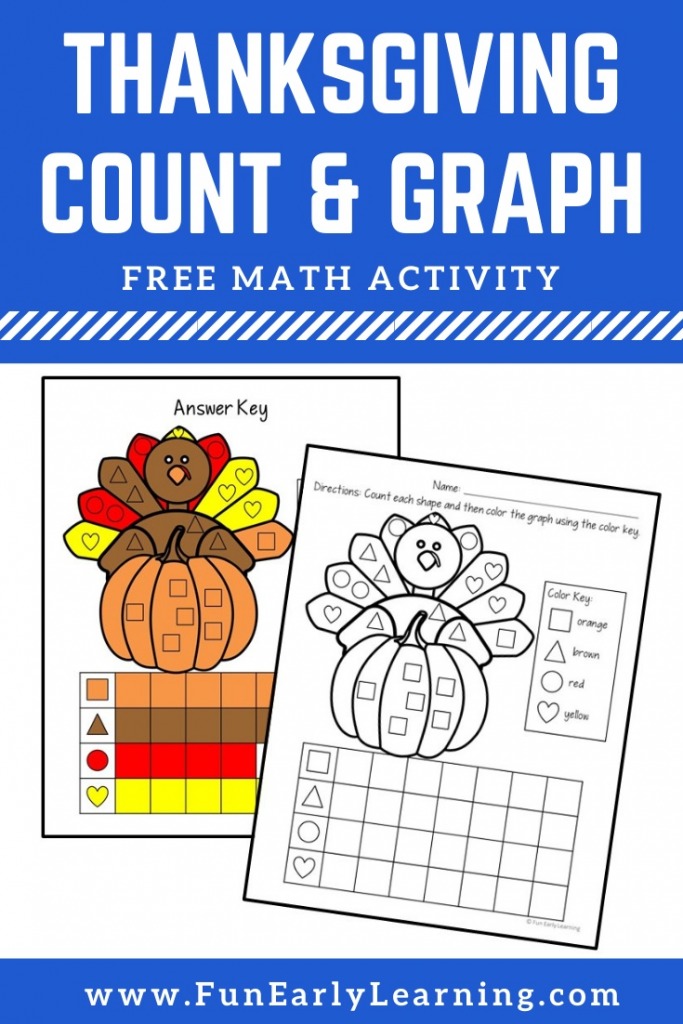 Thanksgiving Count and Graph – Fun Early Learning