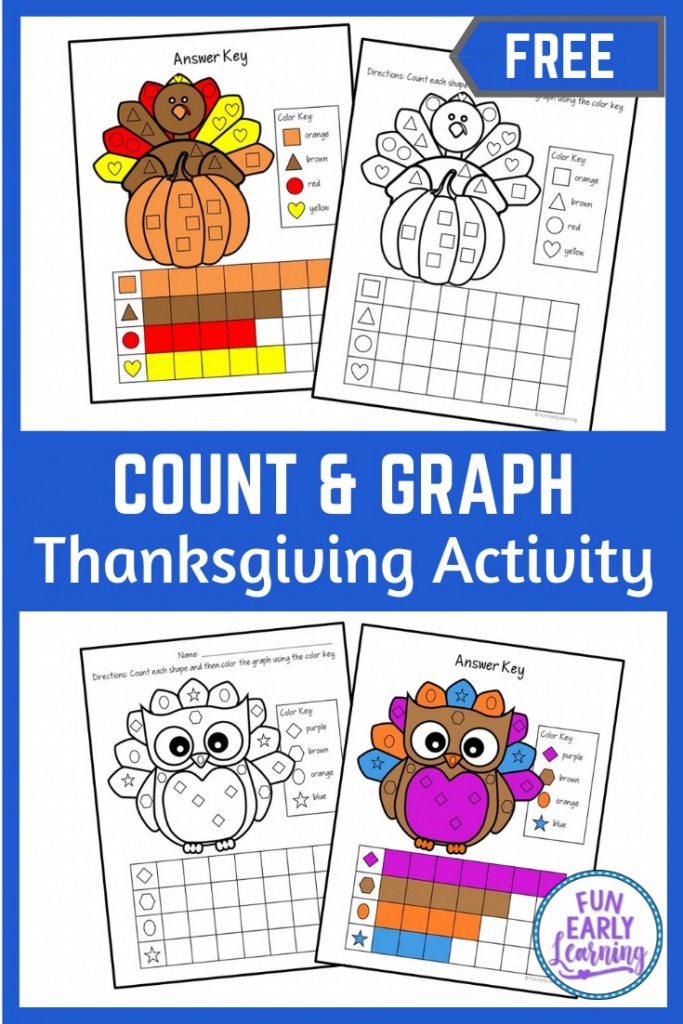 Thanksgiving Count and Graph – Fun Early Learning