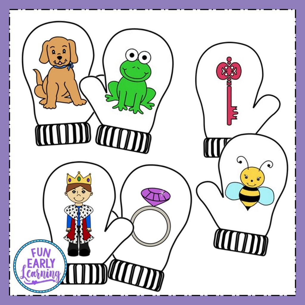 Mitten Matching Rhyming Activity – Fun Early Learning