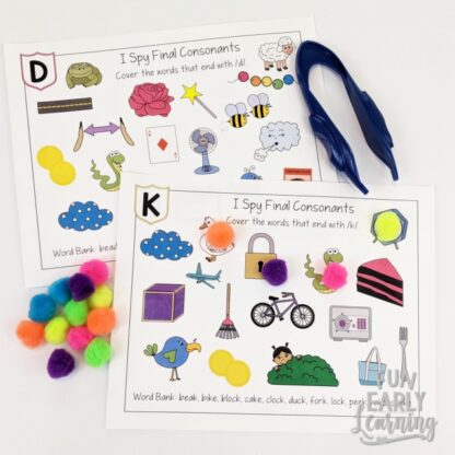 Final Consonant Deletion Bundle Minimal Pairs, Activities, Worksheets ...