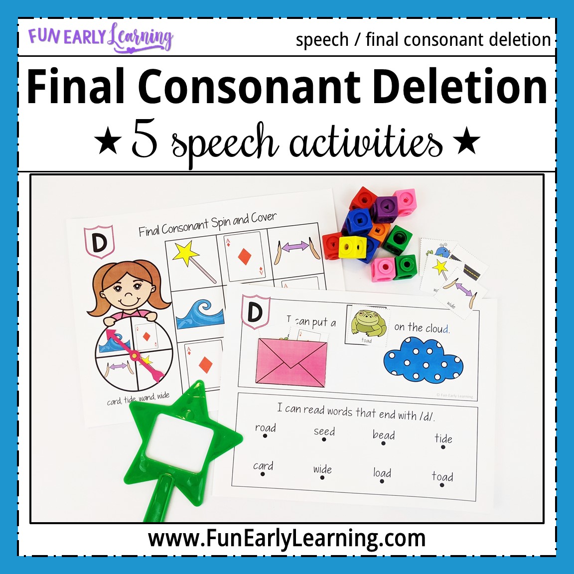 Final Consonant Deletion Activities for Speech Therapy