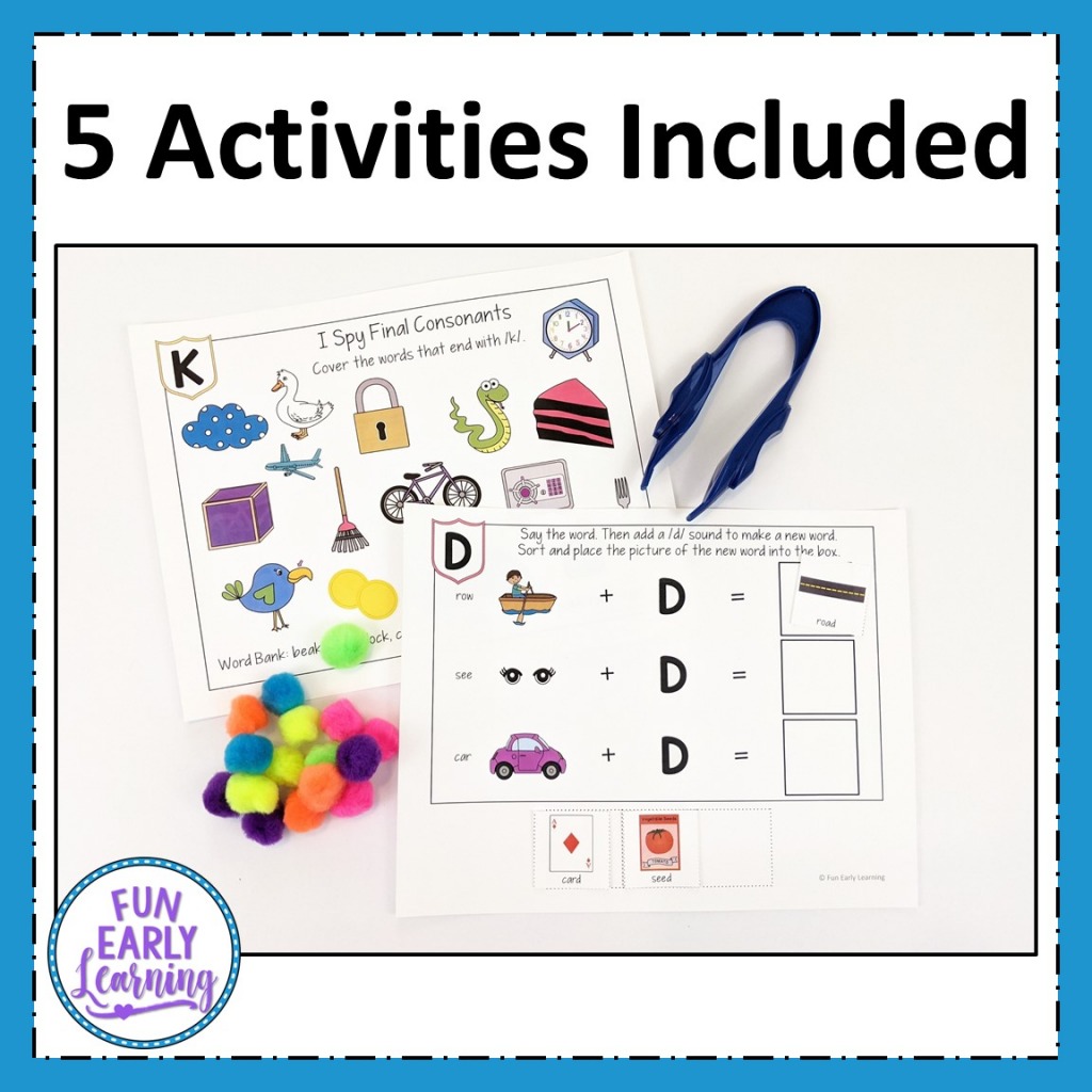Final Consonant Deletion Activities – Fun Early Learning