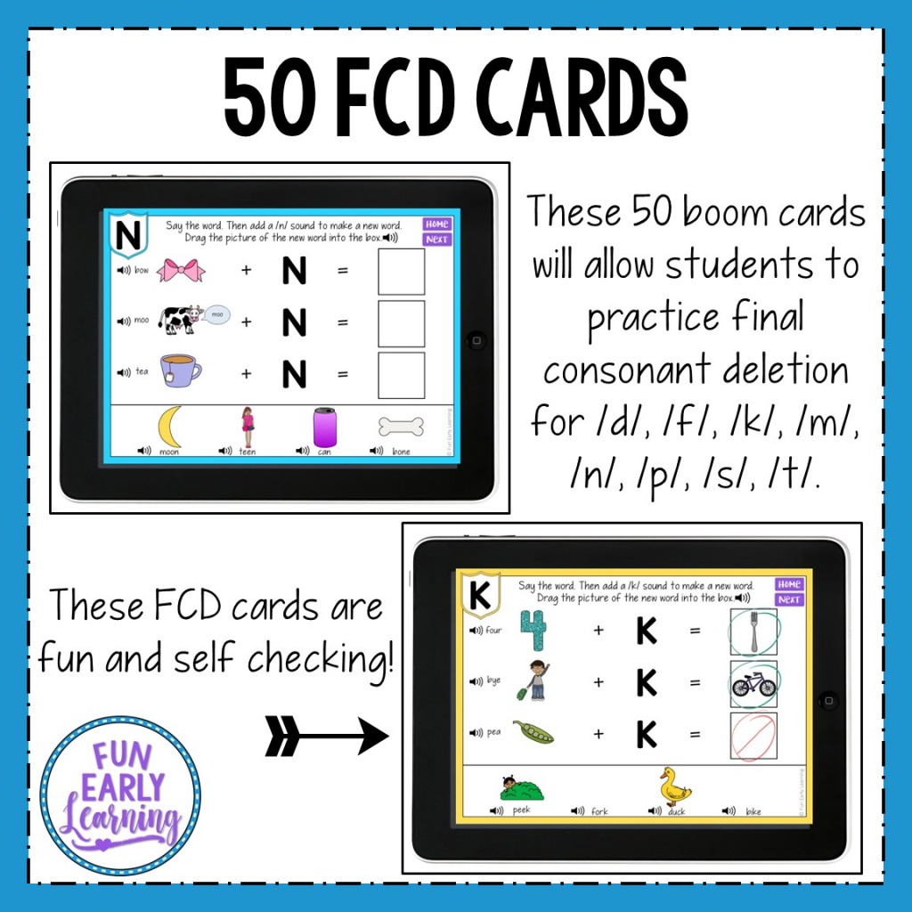 Final Consonant Deletion – Fun Early Learning
