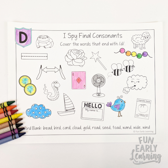 Final Consonant Deletion Bundle Minimal Pairs, Activities, Worksheets ...